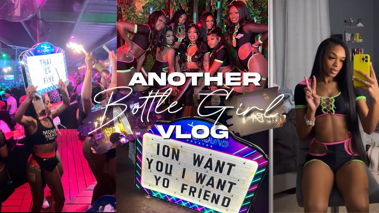 another BOTTLE GIRL vlog | casting calls, money count, new nights + more - YouTube