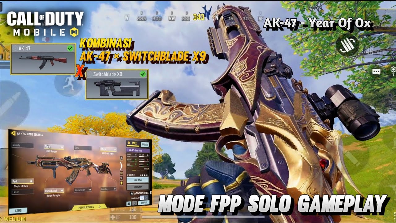 CODM SOLO WIN GAMEPLAY MODE FPP (No Commentary) - CODM Indonesia - YouTube