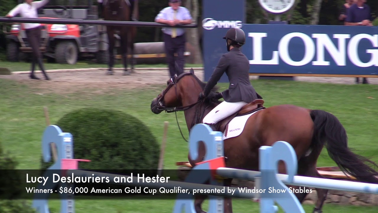 Lucy Deslauriers and Hester - Winners of the $86,000 American Gold Cup ...