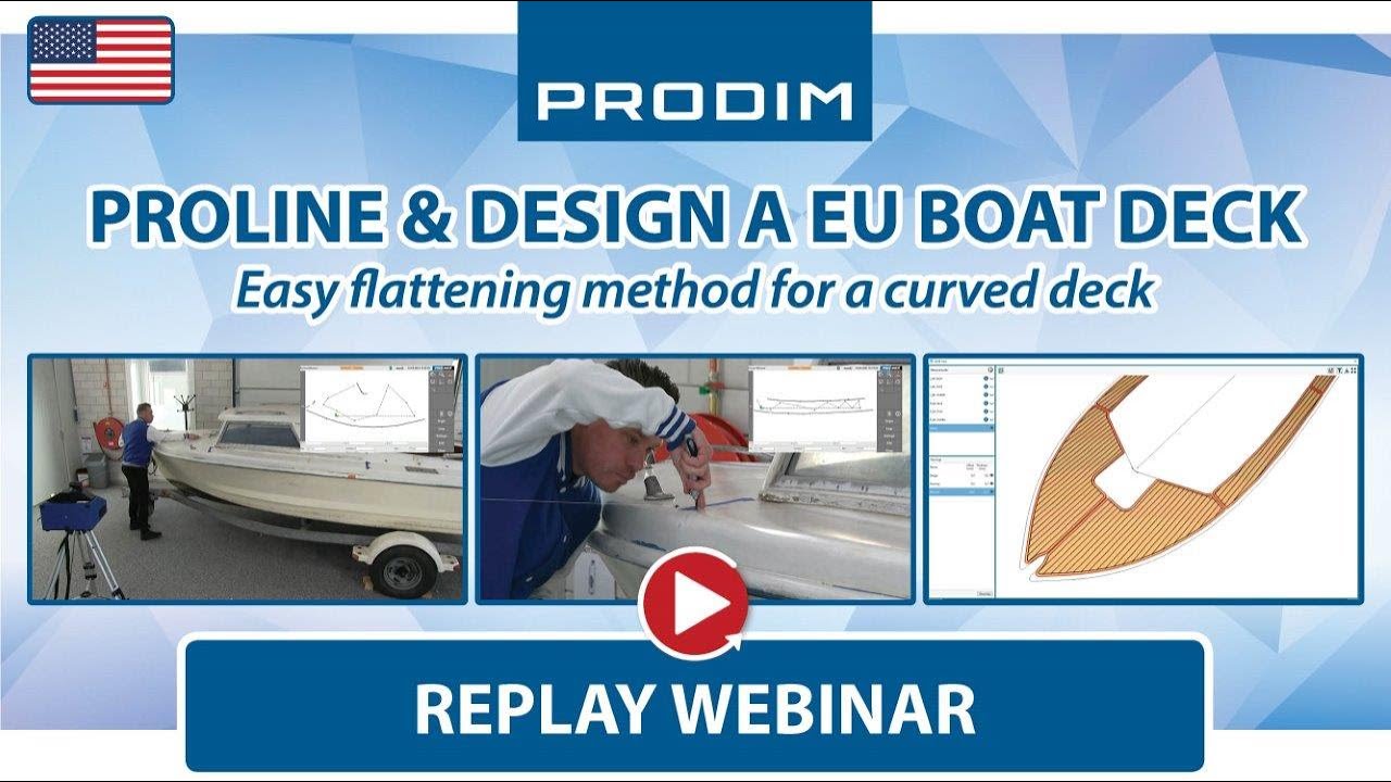 Webinar - Proline and design a curved boat deck (USA) - YouTube
