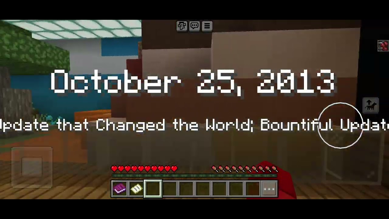 The Minecraft Update in 2009-2017 - YouTube