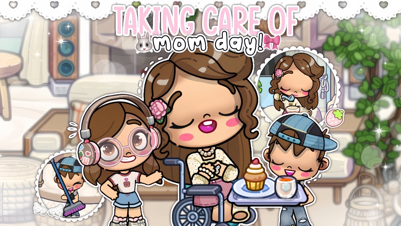 TAKING CARE OF MOM DAY!🫶🏻🎀 || *VOICED🔊* || AVATAR WORLD - YouTube