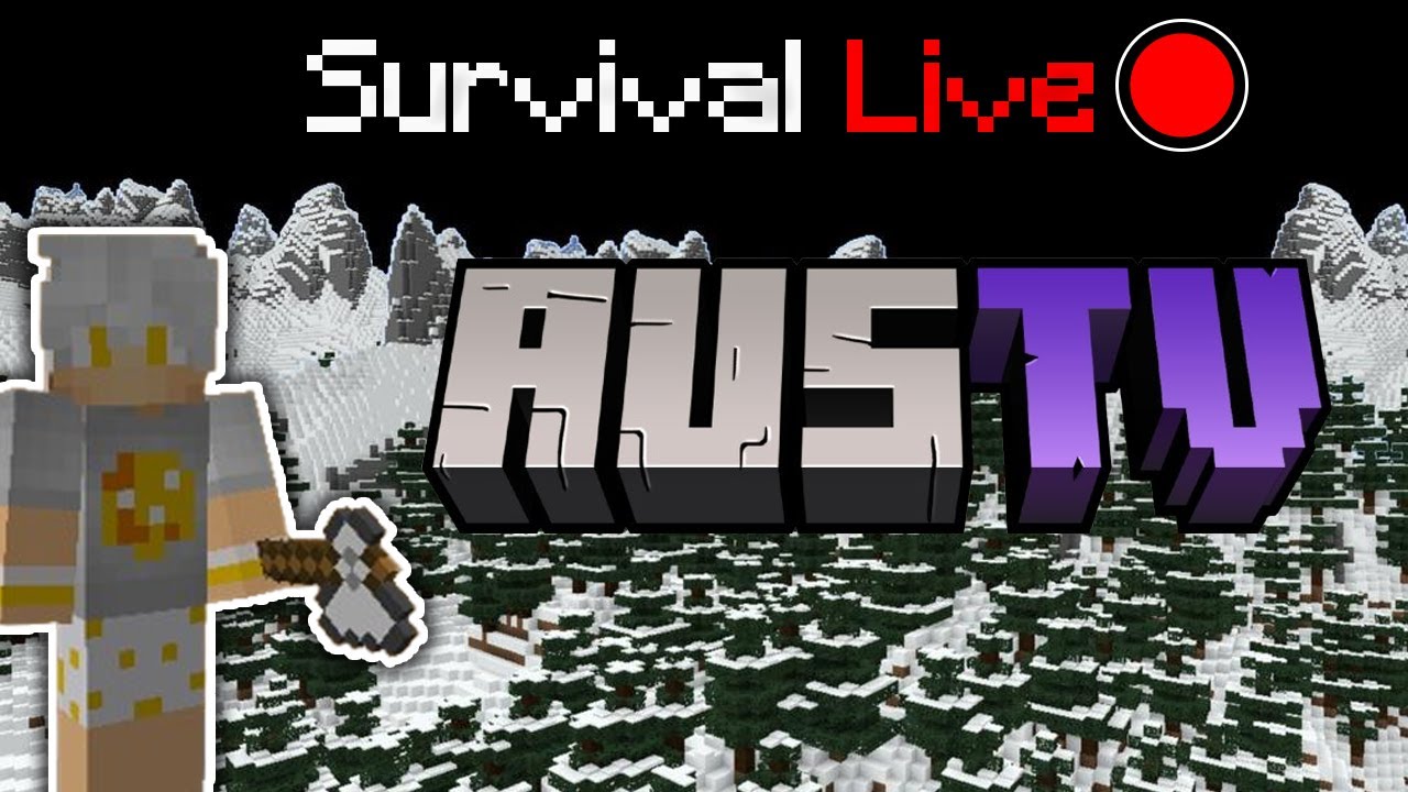 Minecraft AusTV O MELHOR servidor DO BRASIL de MINECRAFT survival - YouTube