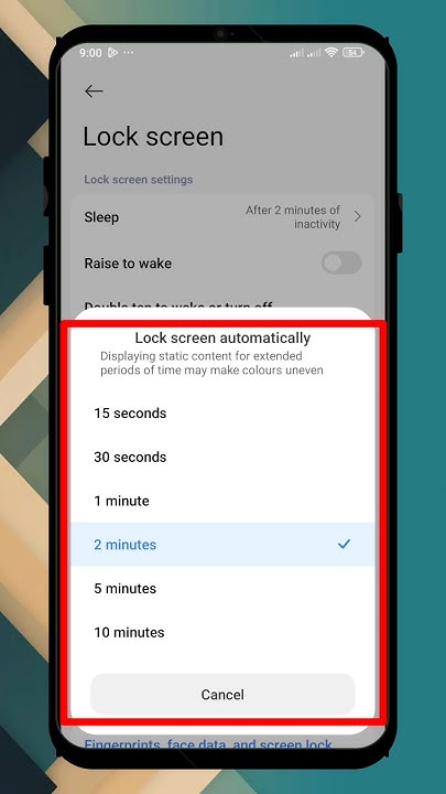 Screen Timeout Setting / Screen Off Time Setting in Redmi / Lock Screen Time #shorts - YouTube