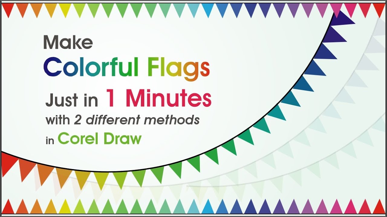 Create Colorful Flags in 1 Minutes with 2 different Methods in ...