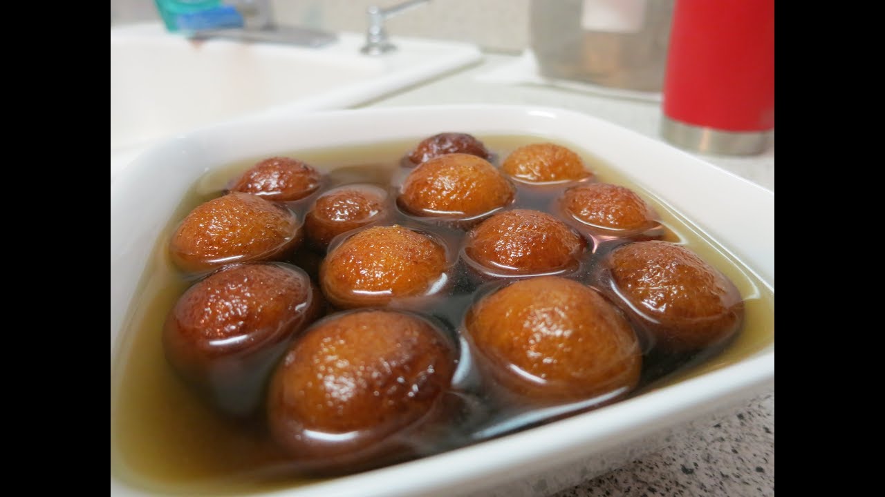 27 GulabJamun, Boulettes au sirop, dessert indien - YouTube
