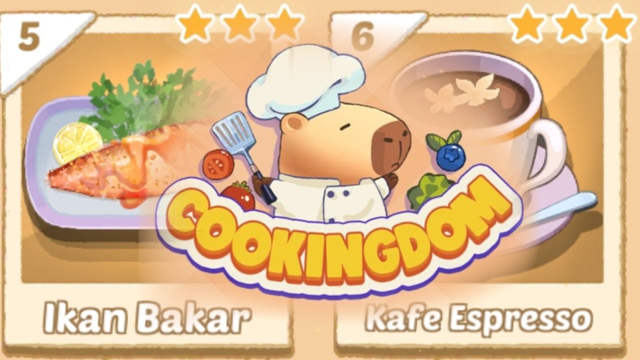 COOKINGDOM || COOKING WHIT CHEF CAPYBARA! (for kids) - YouTube
