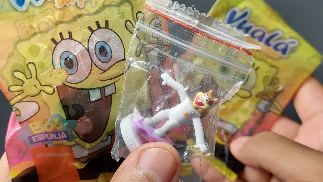 Arenita en Ziploc! Bob Esponja Vuala Sorpresa - YouTube
