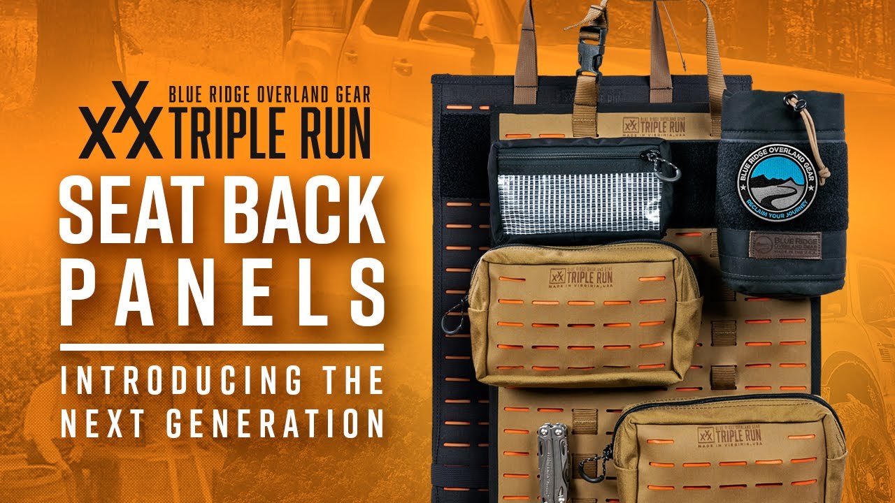 Next Evolution of Seat Back Organization - Triple Run Seat Back Panels ...