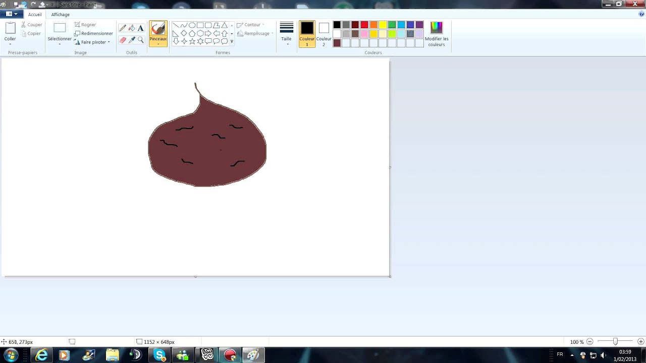 [TUTO] Comment dessiner son caca sur Paint - YouTube