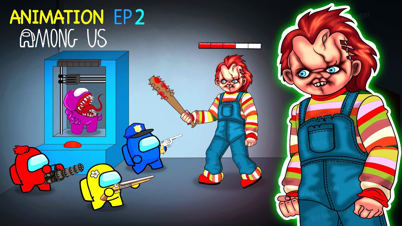 어몽어스 VS Chucky 애니메이션 02화 - AMONG US ANIMATION 02 - YouTube