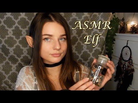 ASMR 🧝‍♀️ Wood Elf Roleplay 🎃 HALLOWEEN Special 🎃 Candles, Tapping ...