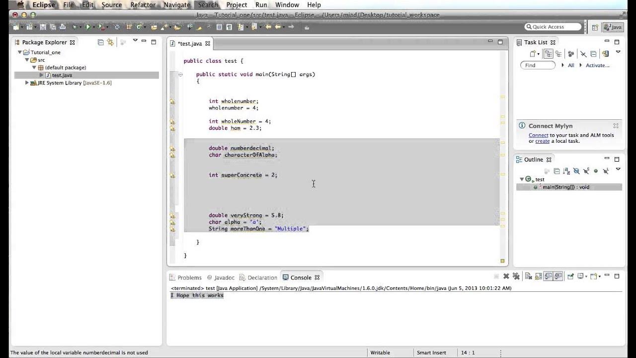 Java Programming for Dummies - Data Types in Depth. (Tutorial 3) - YouTube