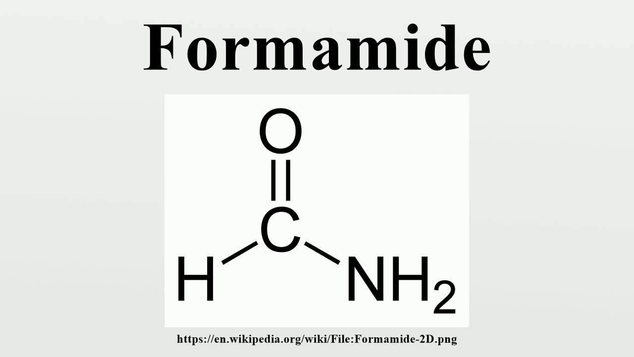 Formamide - YouTube