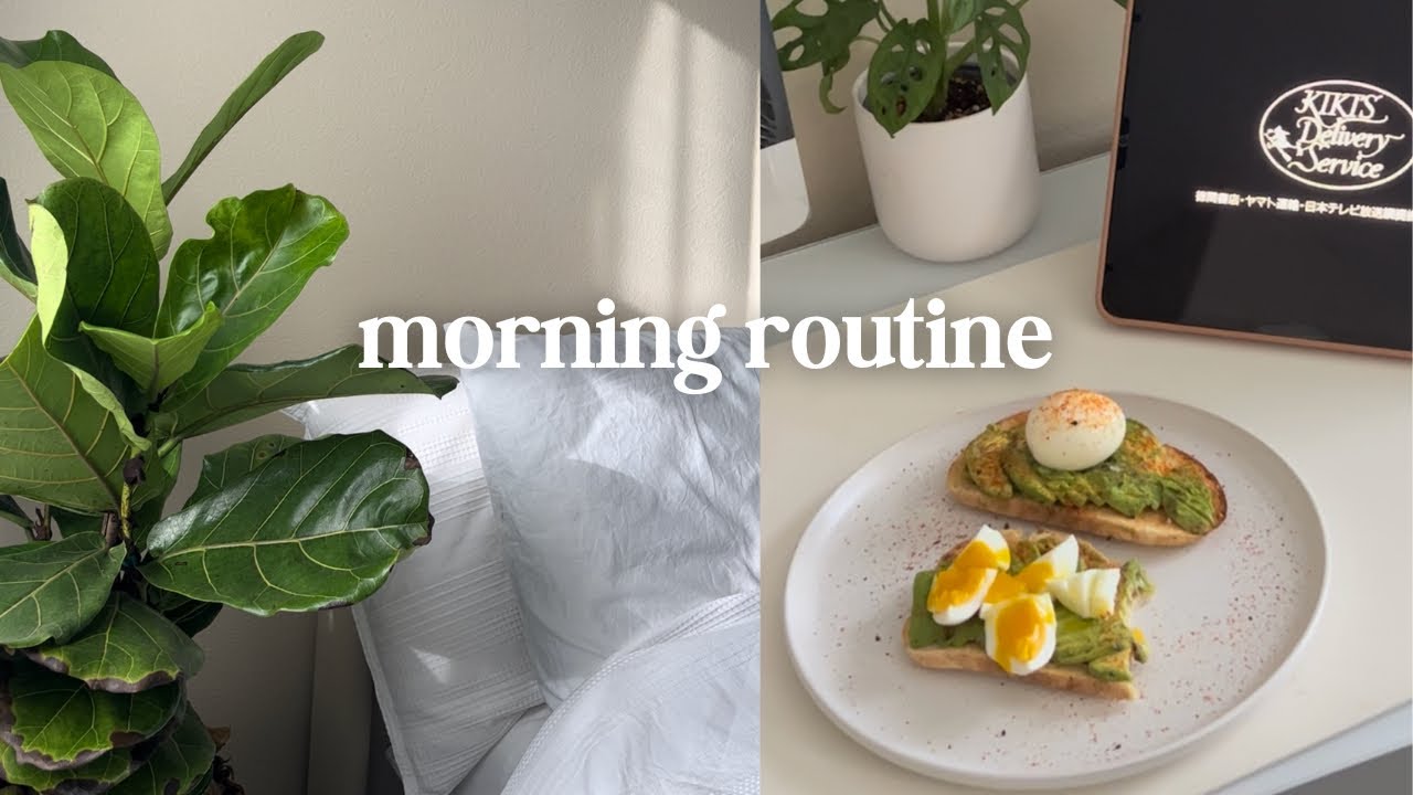 6am routine ☀️ summer vlog 🥑 productive & aesthetic - YouTube