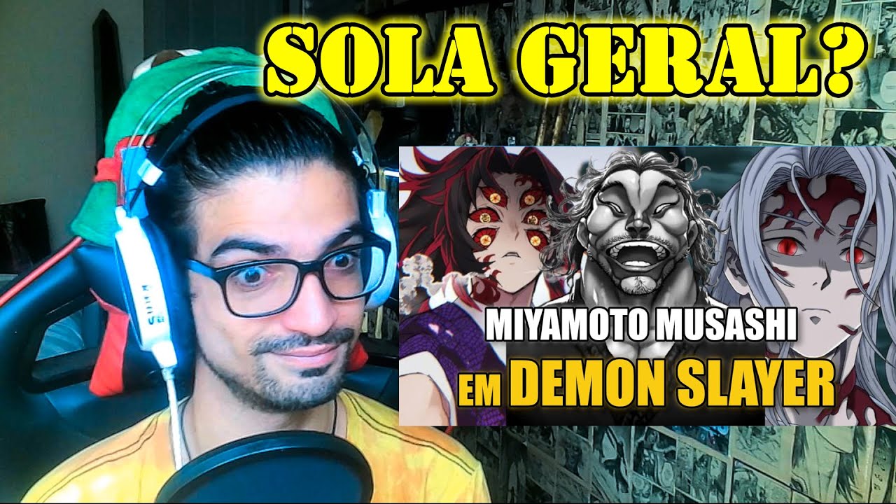REACT - E se Miyamoto Musashi estivesse em Demon Slayer? - YouTube