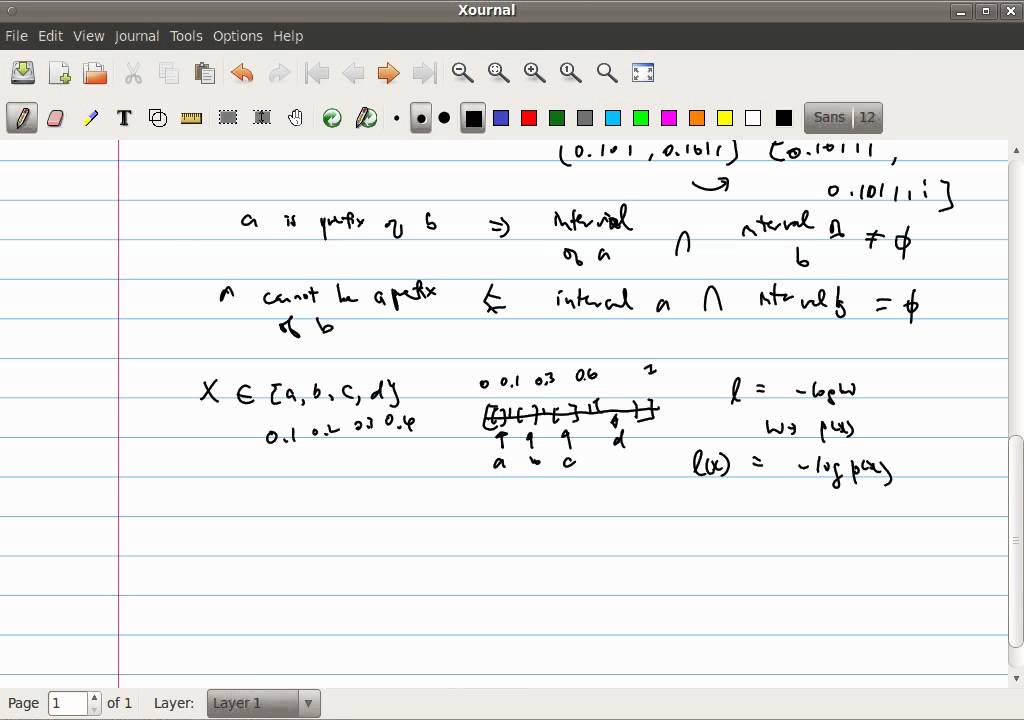 Introduction to Information Theory-14. Shannon-Fano-Elias Code - YouTube
