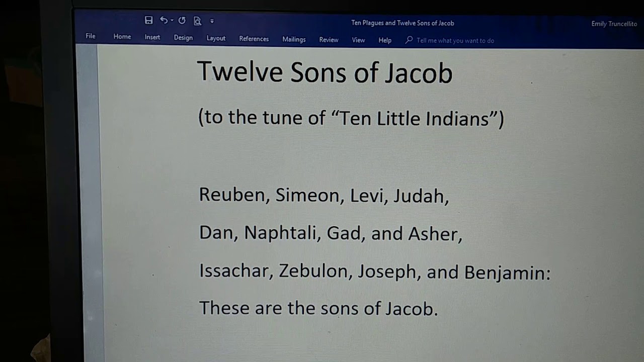 Twelve Sons of Jacob - YouTube