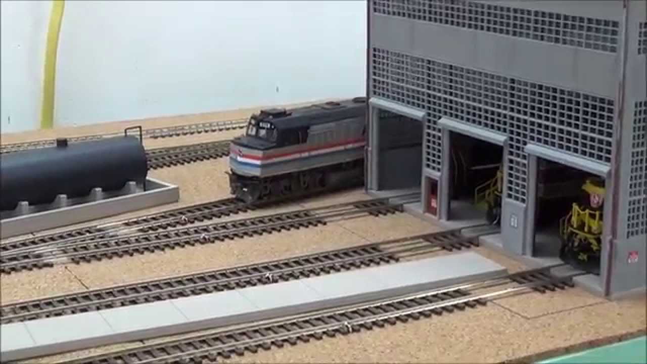 Layout Update 20 - Engine house toggle switches - YouTube