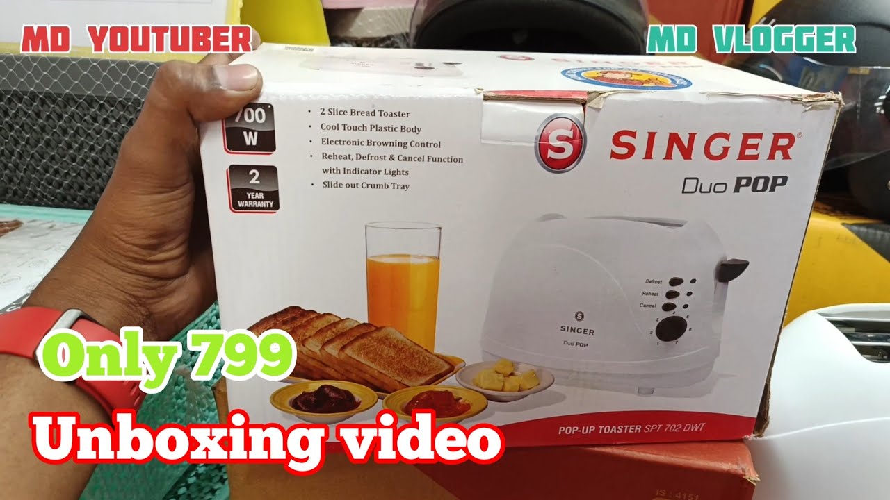 singer duo pop toaster | toaster unboxing video | MD YOUTUBER - YouTube