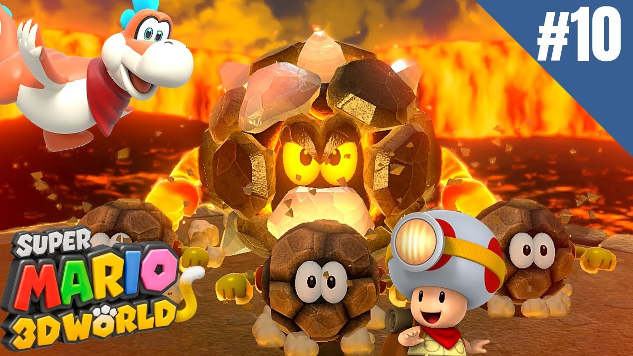 Battling Boss Broulder! (10) - Super Mario 3D World - YouTube