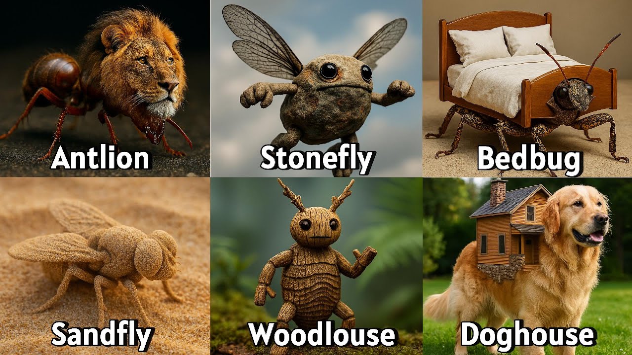 12 Animal Compound Words in English | Literal vs Reality! - YouTube