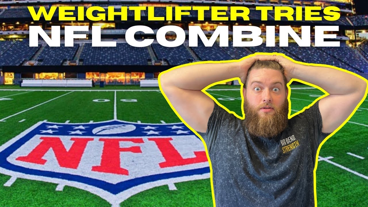 Weightlifter Tries NFL Combine - YouTube