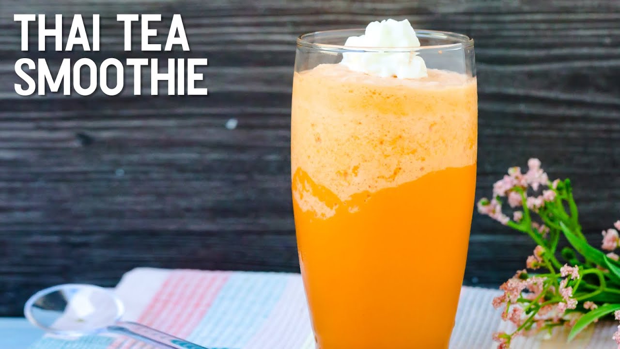 Thai Tea Smoothie - YouTube