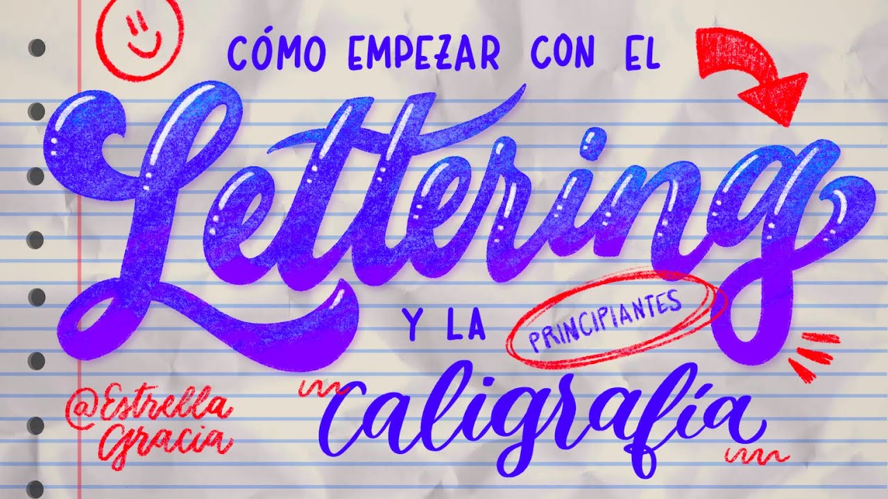 cómo empezar con el lettering y la caligrafía ️ - YouTube