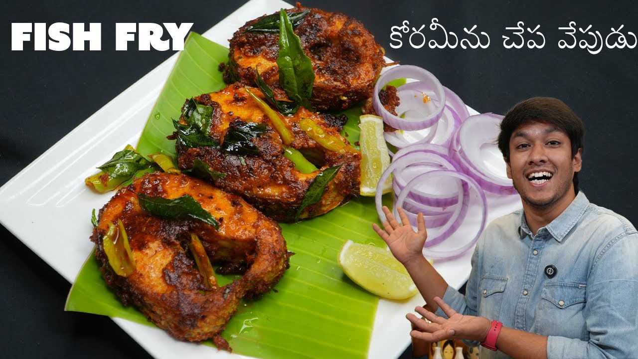 Fish Fry - Korrameenu Cheppa Vepudu - Easy Fish Fry Recipe in Telugu ...