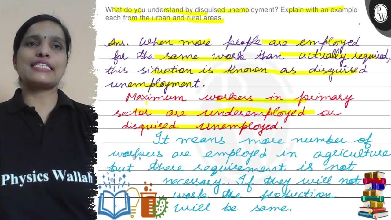 What Do You Understand By Disguised Unemployment Explain With An E what-do-you-understand-by-disguised-unemployment-explain-with-an-e