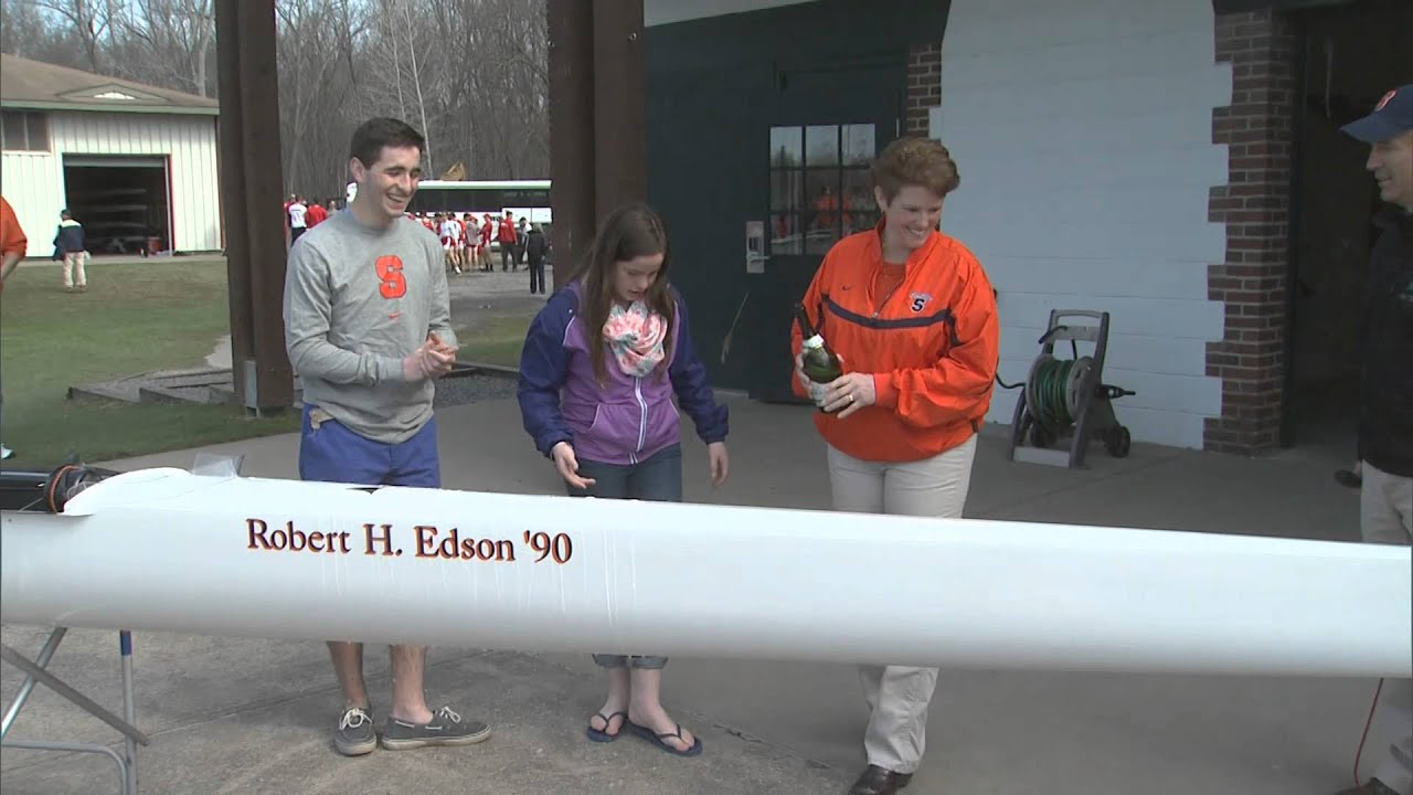 Rob And Sue Edson Boat Dedication Ceremony - YouTube