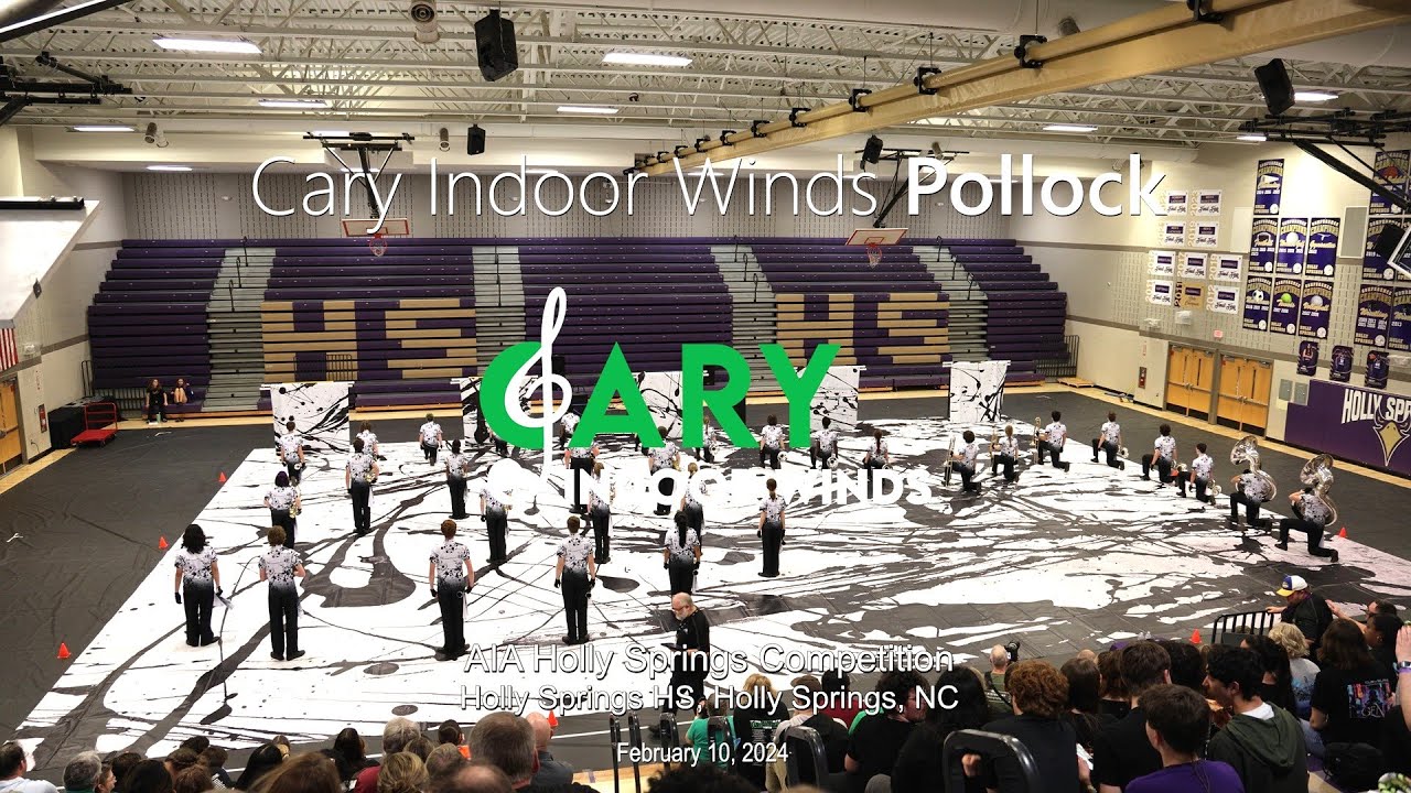 Cary Indoor Winds performing “Pollock” at AIA Holly Springs Competition ...