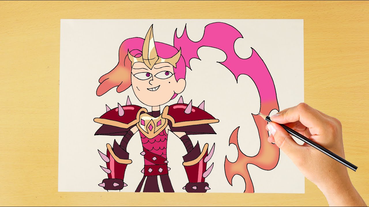 Drawing Sasha Waybright | How to draw Sasha Waybright with Calamity ...