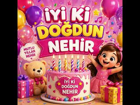 Nehir Doğum Günü Şarkısı 🎉 | İyi Ki Doğdun Nehir 🎂 | İsme Özel Çocuk Şarkısı