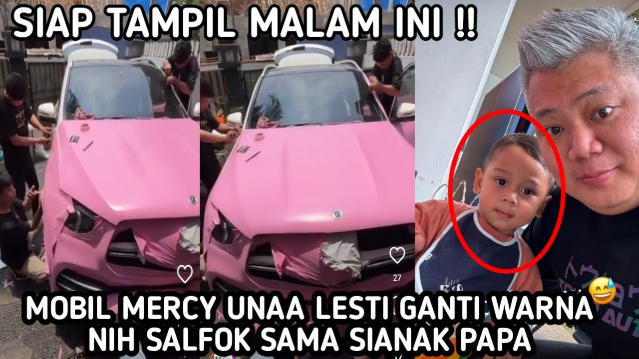 SIAP TAMPIL MALAM INI MOBIL MERCY LESTI DIGANTI WARNA PINK NIH SALFOK ...