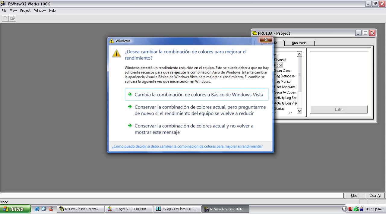 Comunicación RSlogix 500 y RSView 32 - YouTube