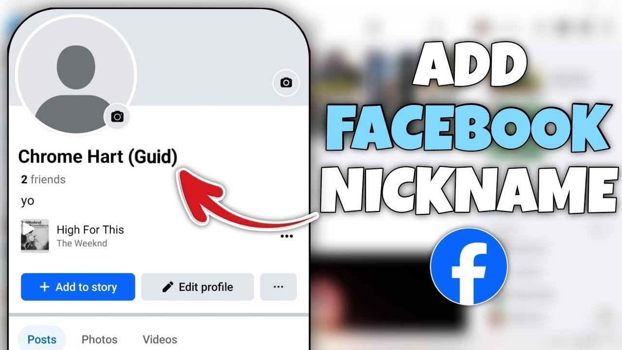 How to add a Nickname on Facebook - Quick Tutorial (2024) - YouTube
