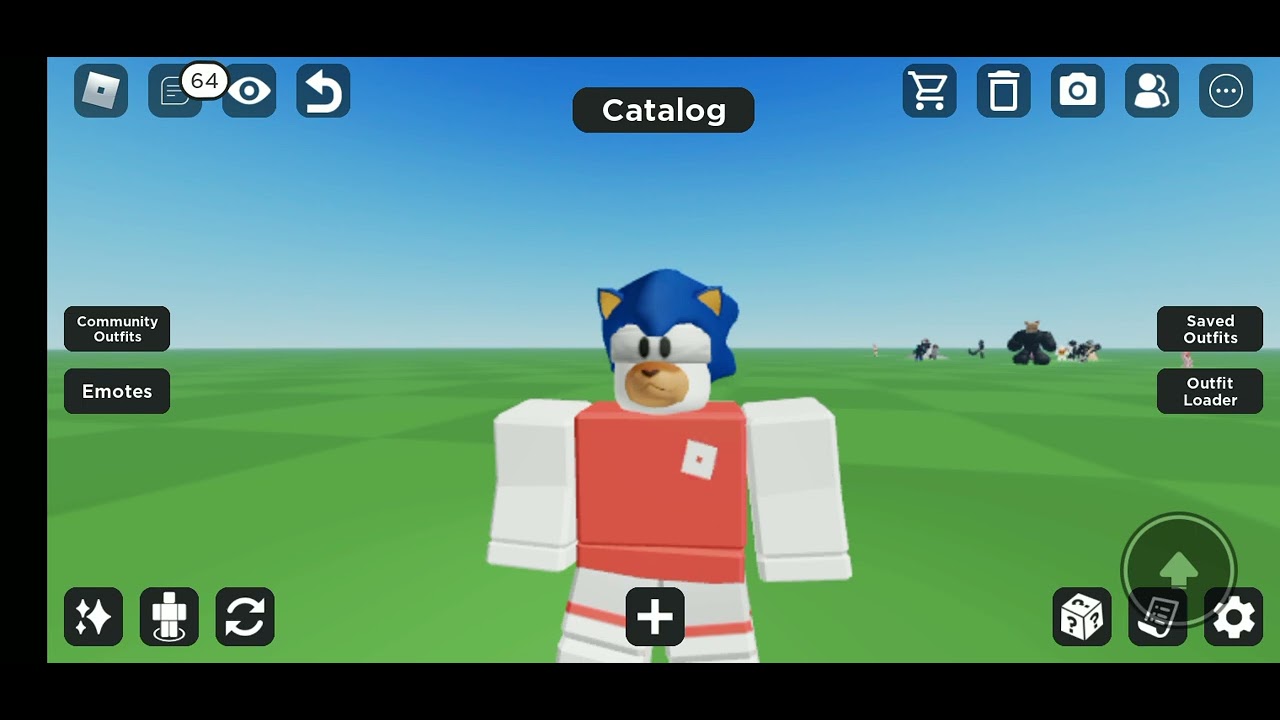 How To Make Sonic The Hedgehog On Roblox Catalog Avatar - YouTube