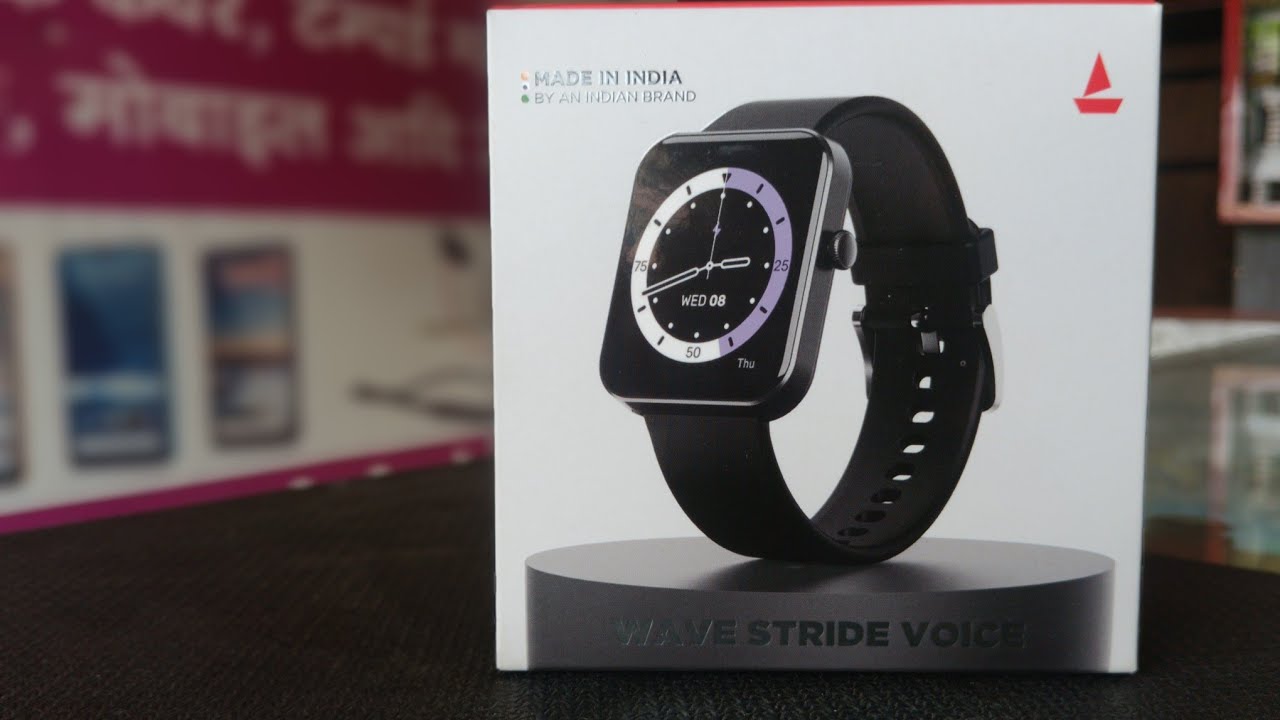 Boat Wave Stride Voice Calling Smartwatch #boatlife Unboxing - YouTube
