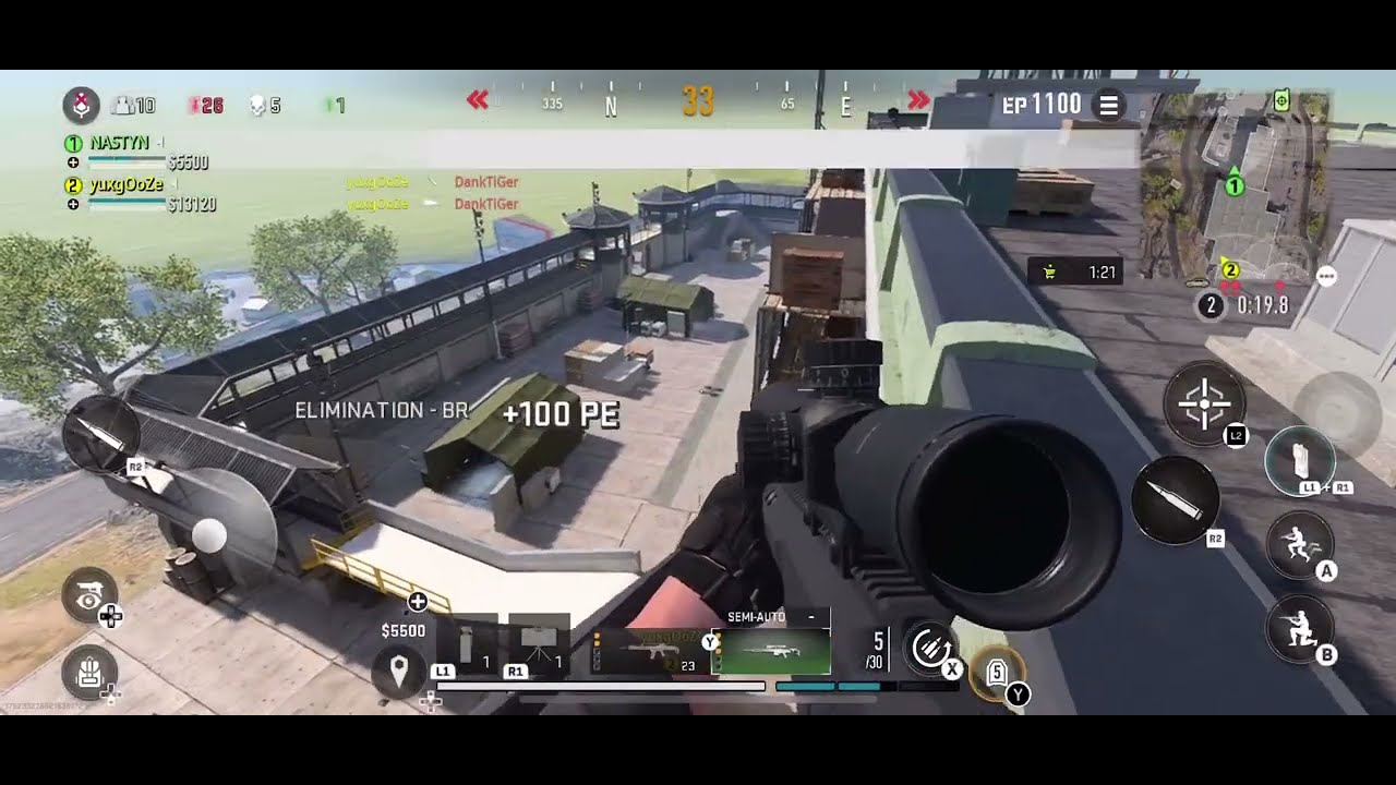 WARZONE MOBILE BUT 120 FOV ON HDR GRAPHICS GAMEPLAY - YouTube