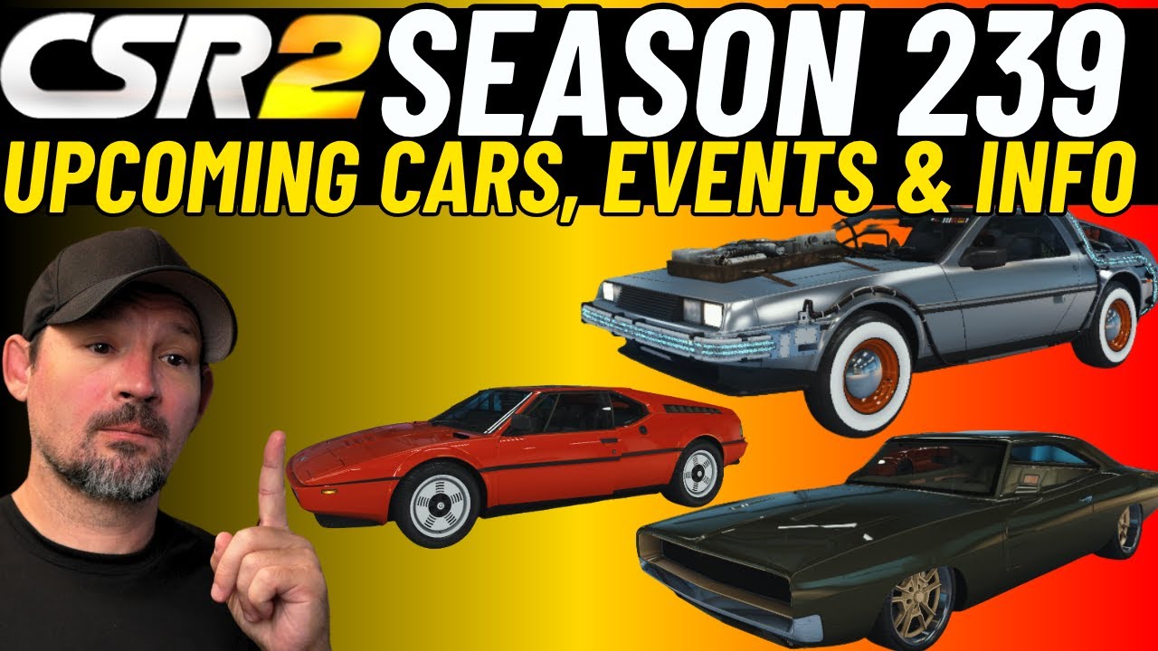CSR2 Racing Season 239, New Cars and Upcoming Events - YouTube