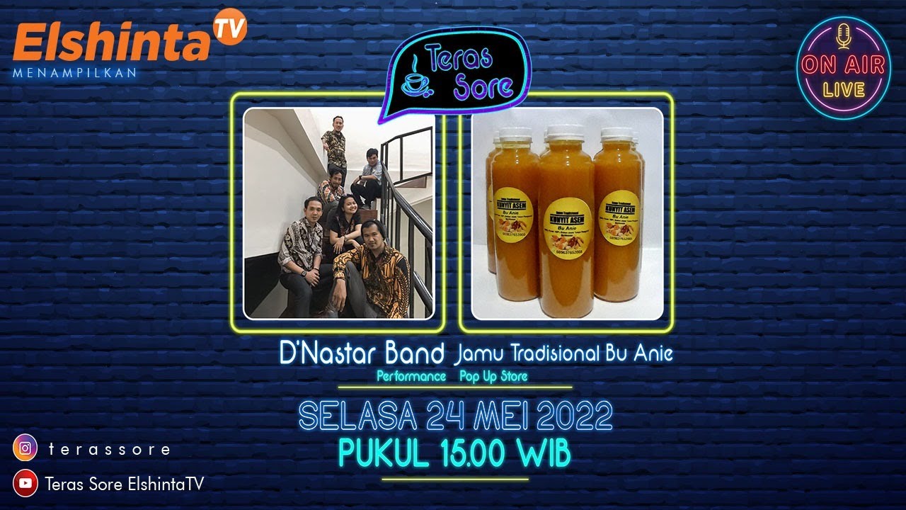 TERAS SORE - D'Nastar Band & Jamu Tradisional Bu Anie - YouTube