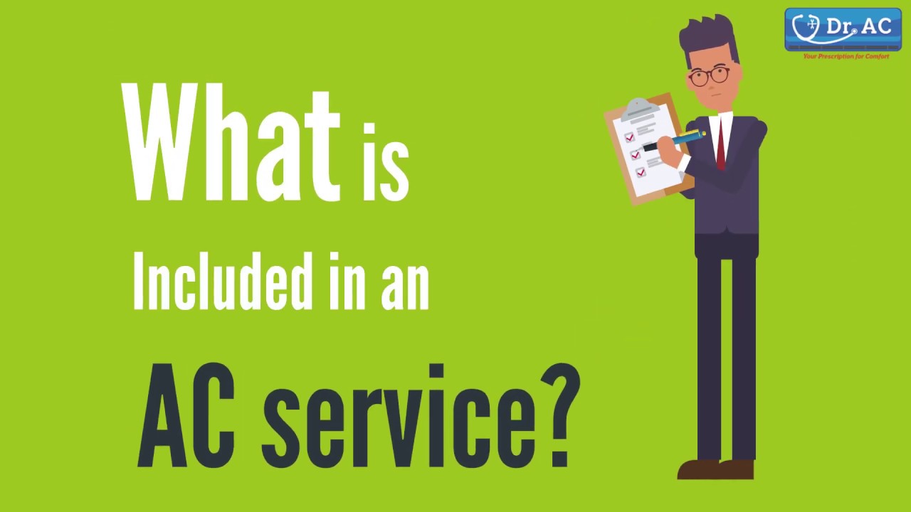 What's included in an AC service | AC Repair Service | AC Installation ...