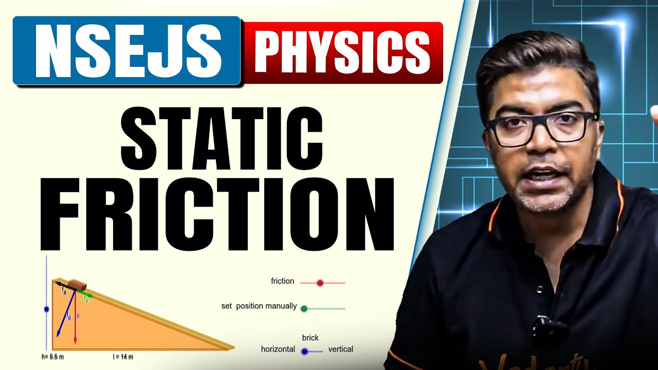 Static Friction | Why Objects Don’t Move? | Grade 8, 9 ,10 | NSEJS ...