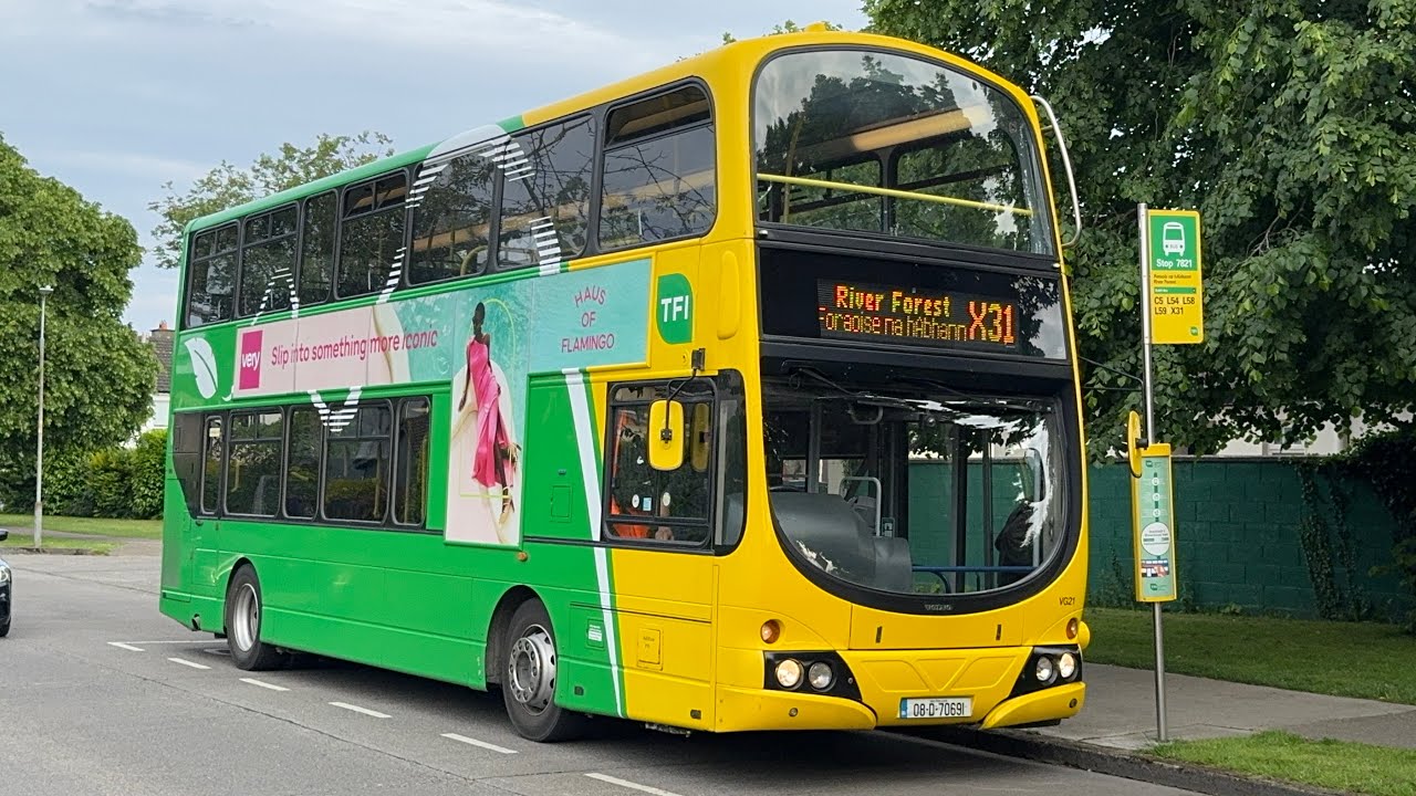 Dublin Bus | Wright Eclipse Gemini 1 Volvo B9TL VG21 | Route X31 to ...