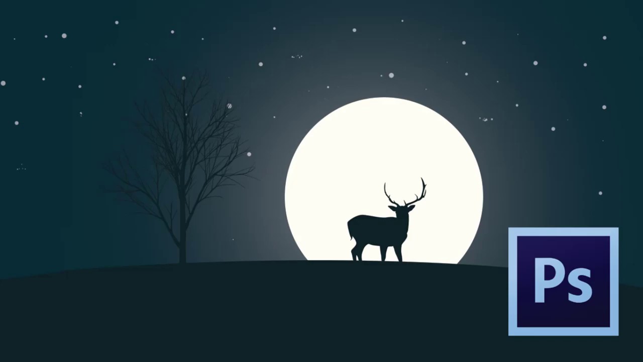 Tutorial Simple Flat Design (Photoshop) | Vesaindo - YouTube