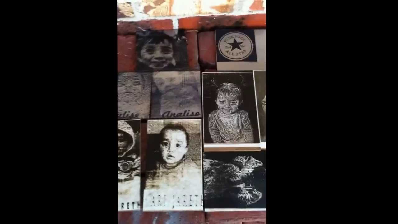 My lasered images - YouTube