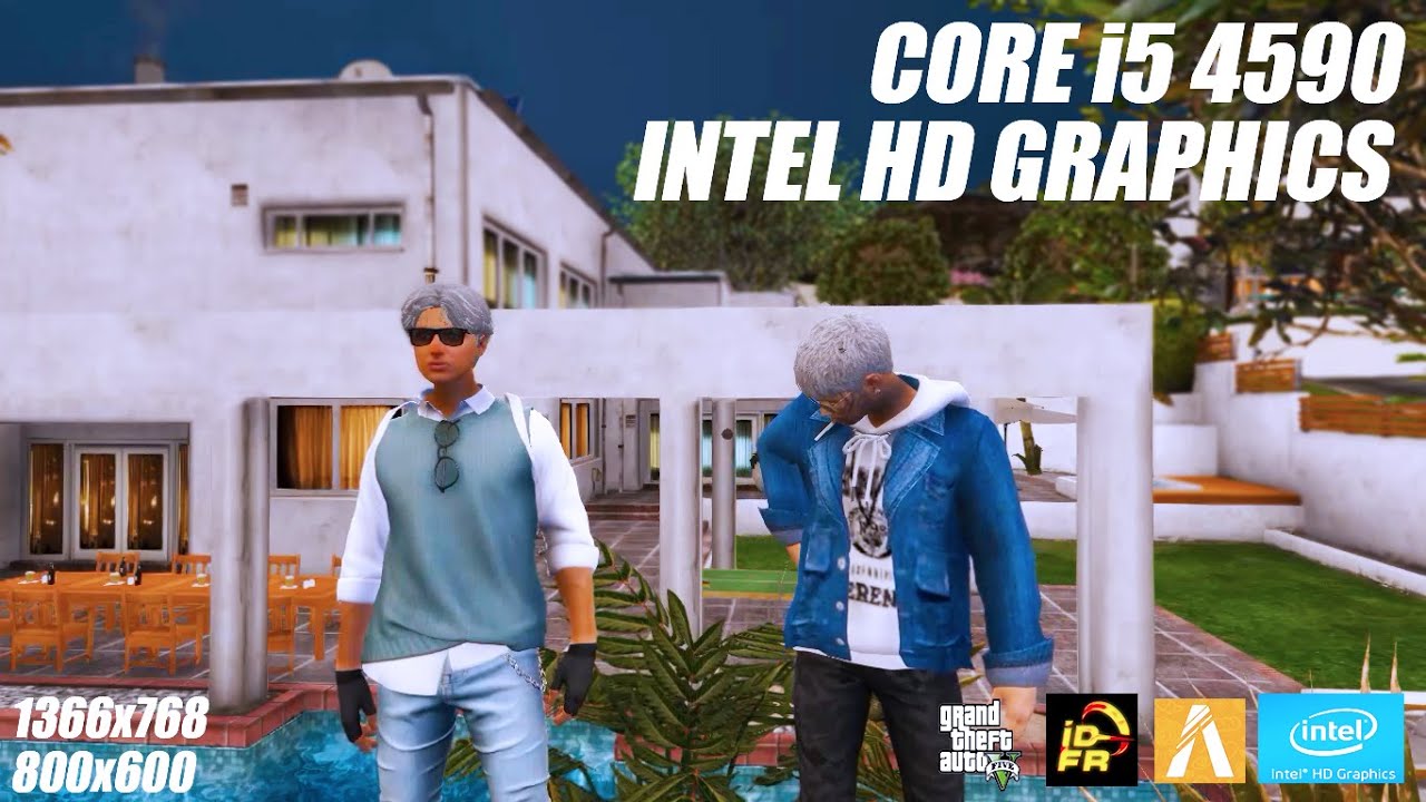 INTEL CORE i5 4590 + INTEL HD GRAPHICS GTA 5 FIVEM TEST | Core i5 4590 ...