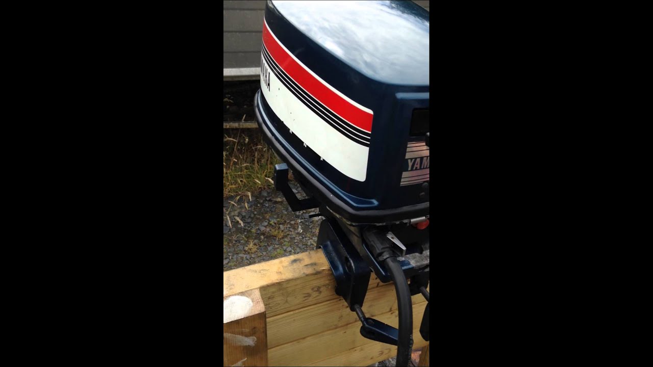 Yamaha 4hp outboard motor 4ac 6eo 2-stroke - YouTube